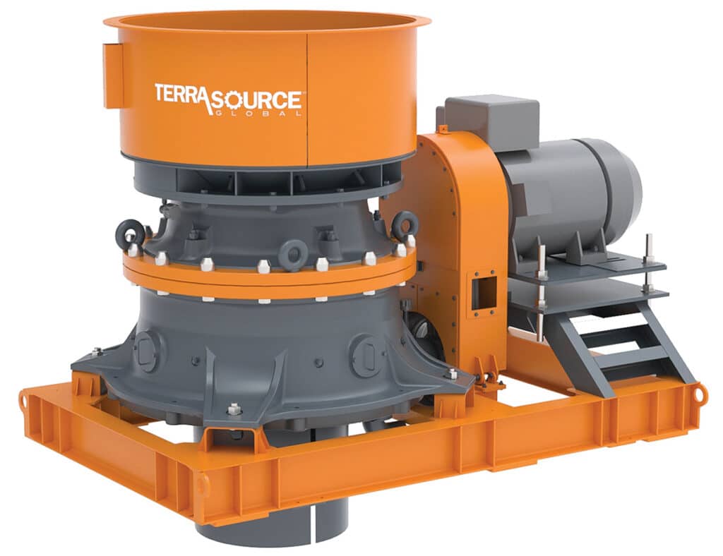 Saxum Floating-Shaft Cone Crusher™ - TerraSource Global